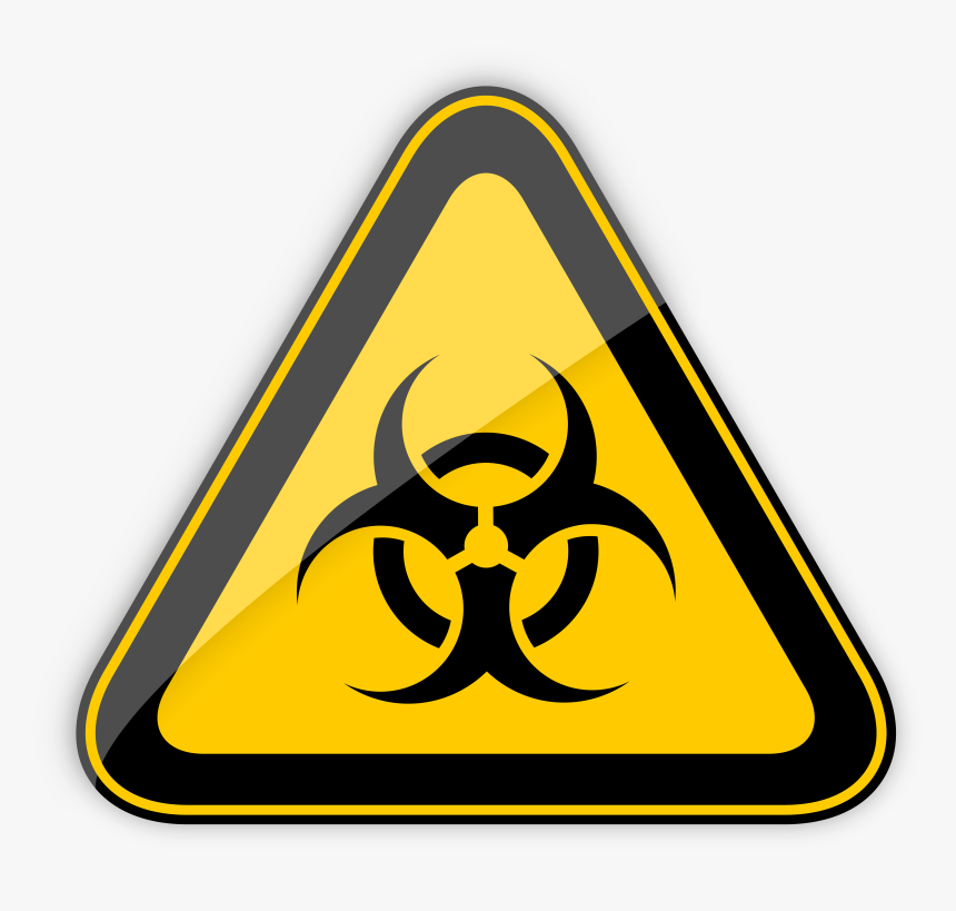 Biohazard Warning Sign Png Clipart - Bio Hazard Sign Png, Transparent ...