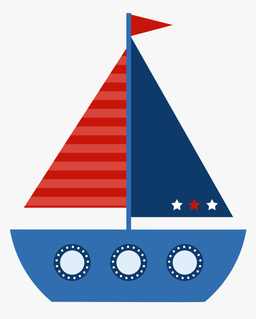 Sailing Boat Clipart Baby Boy Toy - Sailboat Clipart, HD Png Download ...
