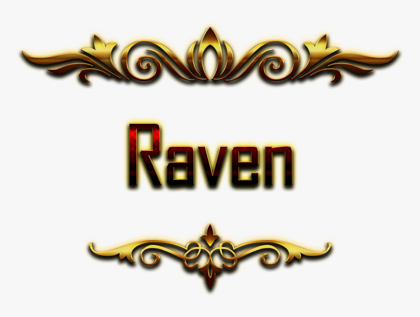 Raven Decorative Name Png - Sridevi Name, Transparent Png , Transparent ...