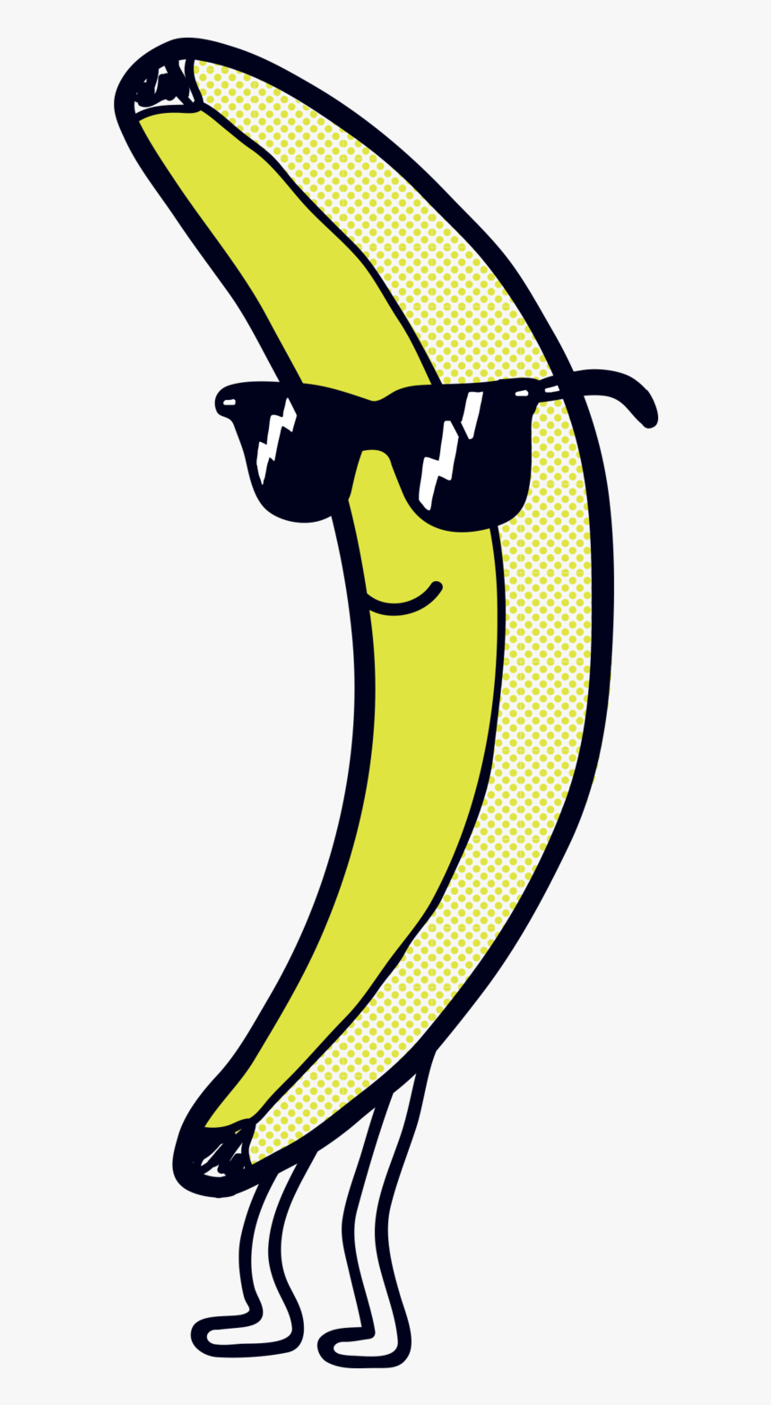 Cool Banana, HD Png Download , Transparent Png Image - PNGitem