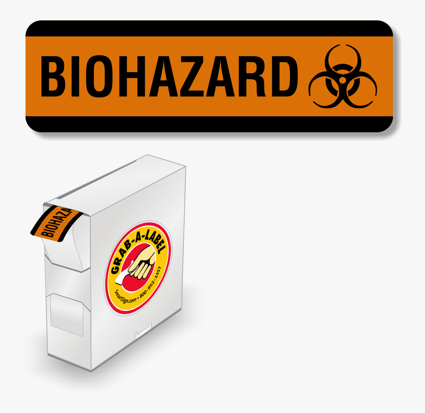Biohazard Label - Label, HD Png Download , Transparent Png Image - PNGitem