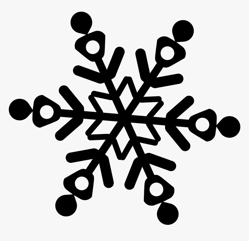Cartoon Snowflake - Snow Icon Transparent, HD Png Download ...