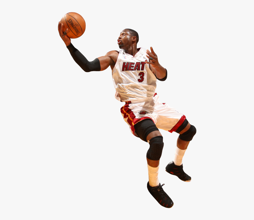 Transparent Lebron James Clipart Black And White - Dwyane Wade Dunking ...