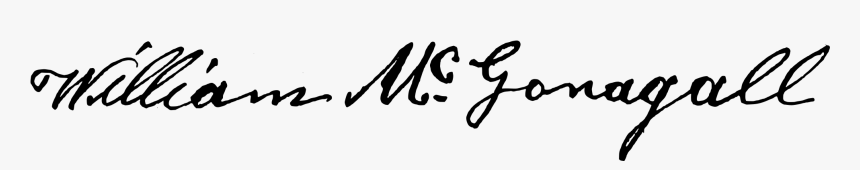 Minerva Mcgonagall Signature