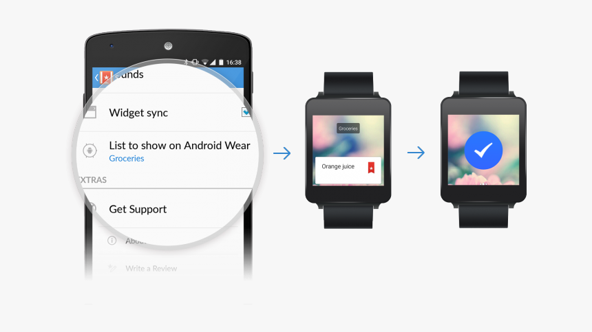 Wunderlist For Android Wear Now Lets You Interact With - Android Wear ...