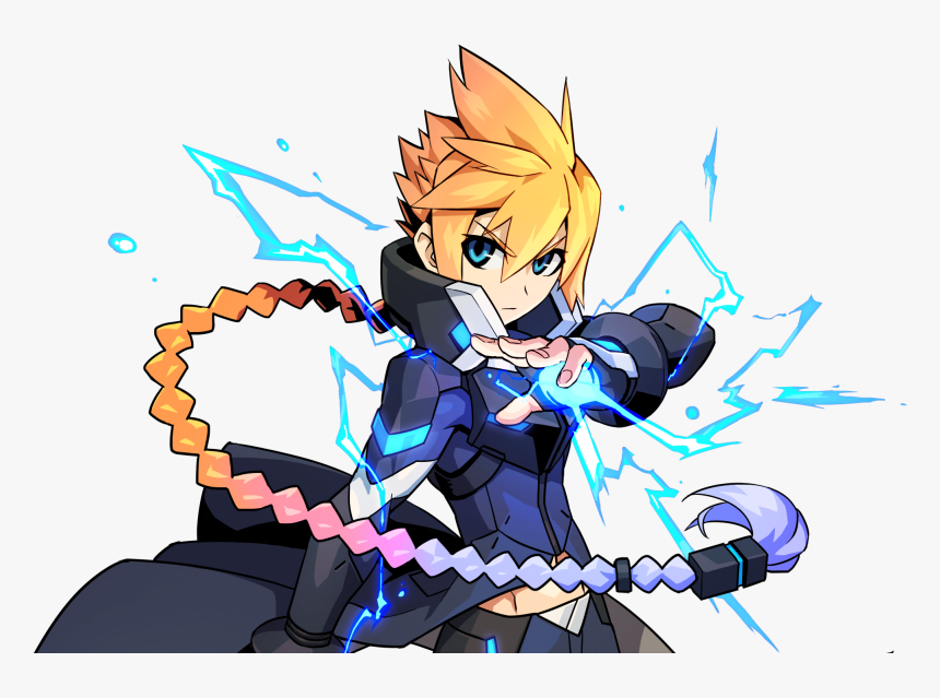 Azure Striker Gunvolt 2 Characters, HD Png Download , Transparent Png ...