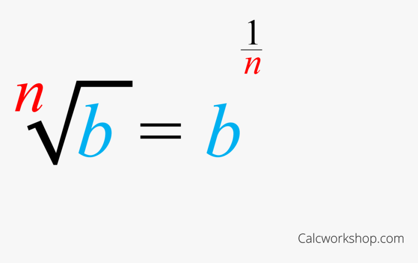 How To Converting Radicals To Rational Exponents - Factorial, HD Png ...