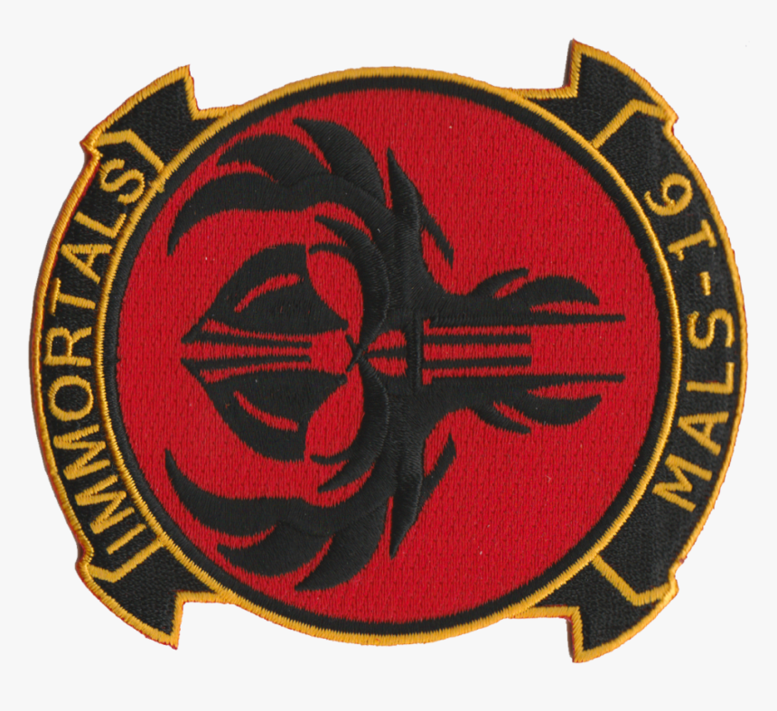 Usmc Mals-16 Immortals Patch New @ - Emblem, HD Png Download ...