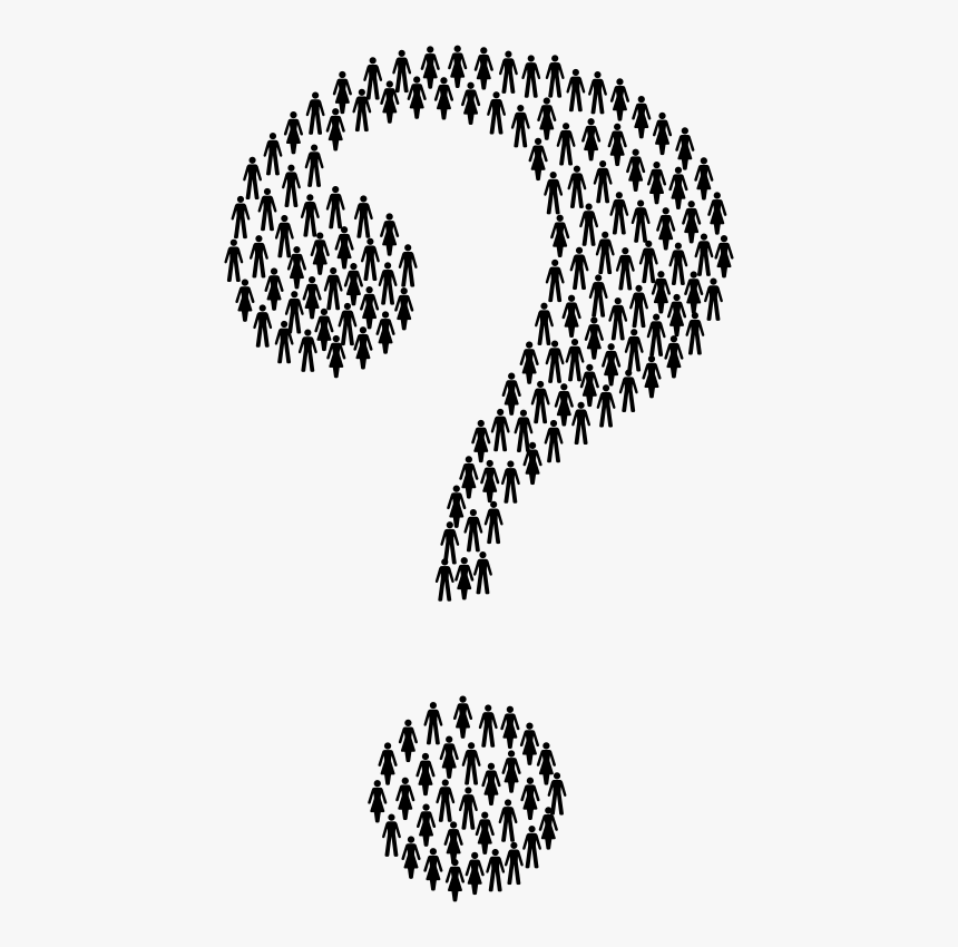 Human Confusion - Art Question Mark, HD Png Download , Transparent Png ...