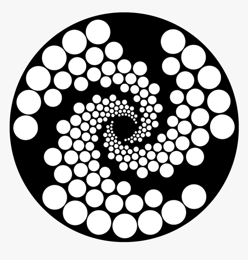 Apollo Cyclone Dots - Chest Circle Polynesian Tattoo, HD Png Download ...