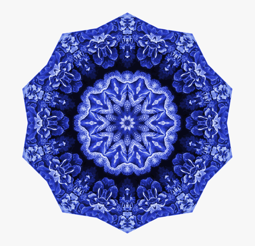 Blue,electric Blue,symmetry - Art Forms In Nature, HD Png Download ...