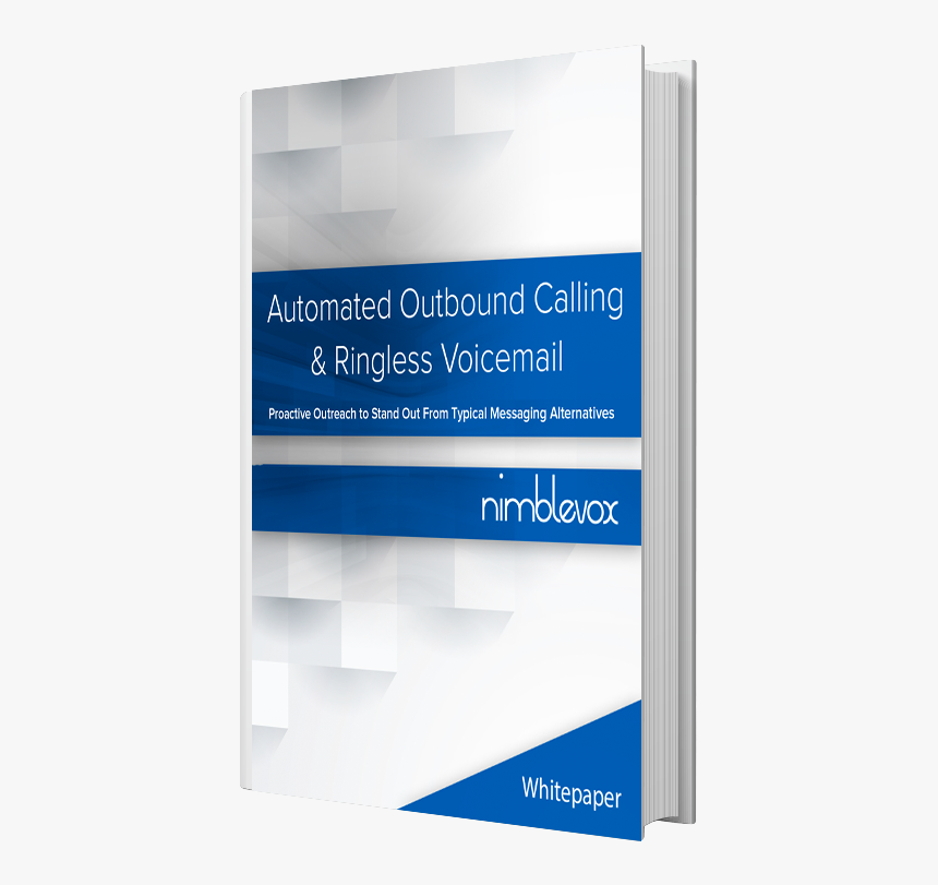 Automated Outbound Calling & Ringless Voicemail - Paper, HD Png ...