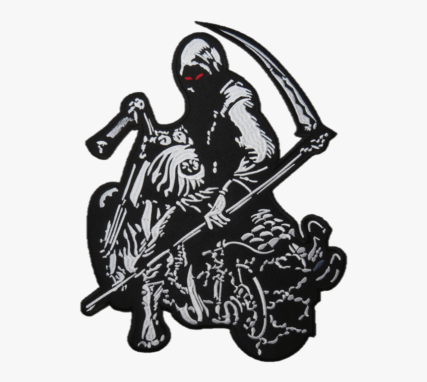 Reaper Biker Patch, HD Png Download , Transparent Png Image - PNGitem
