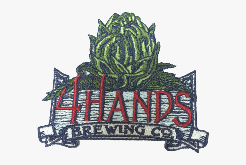 Brewery Patches - 4 Hands Brewery Patch, HD Png Download , Transparent ...