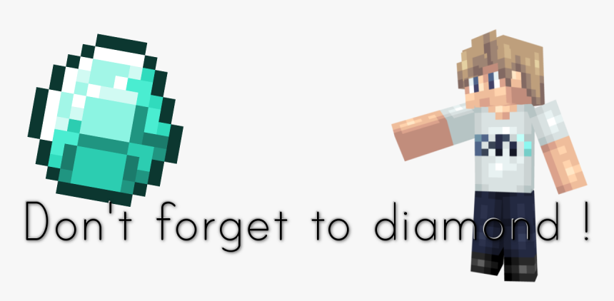 Minecraft Diamond, HD Png Download , Transparent Png Image - PNGitem