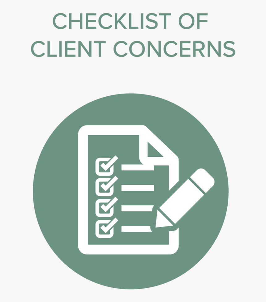 Checklist Of Clients Concerns - Transparent Background Concern Icon Png ...