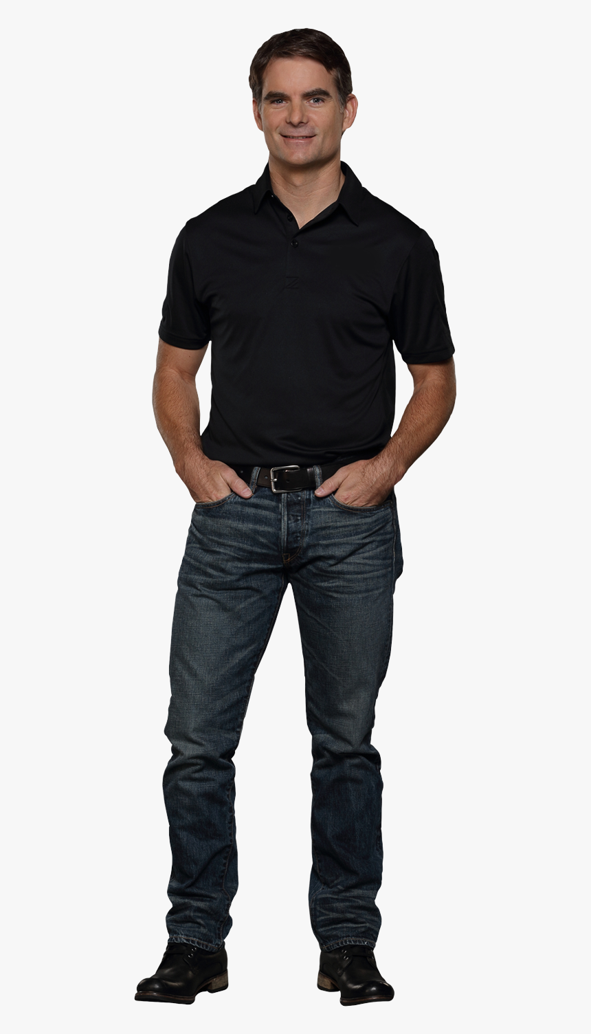 Jeff Gordon In Jeans, HD Png Download , Transparent Png Image - PNGitem