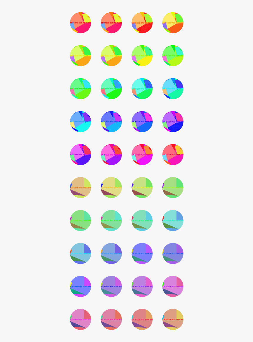 In God We Trust Round Stickers - Circle, HD Png Download , Transparent ...