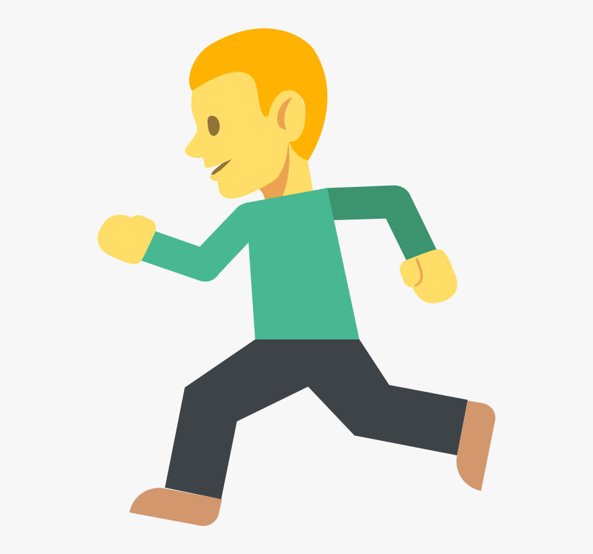 File - Emojione 1f3c3 - Svg - Run Emoji Boy, HD Png Download ...