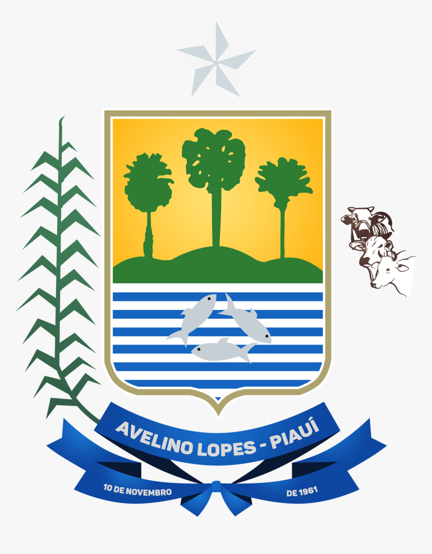 File - Avelino Lopes - Brasão - Brasão Do Estado Do Piaui, HD Png ...
