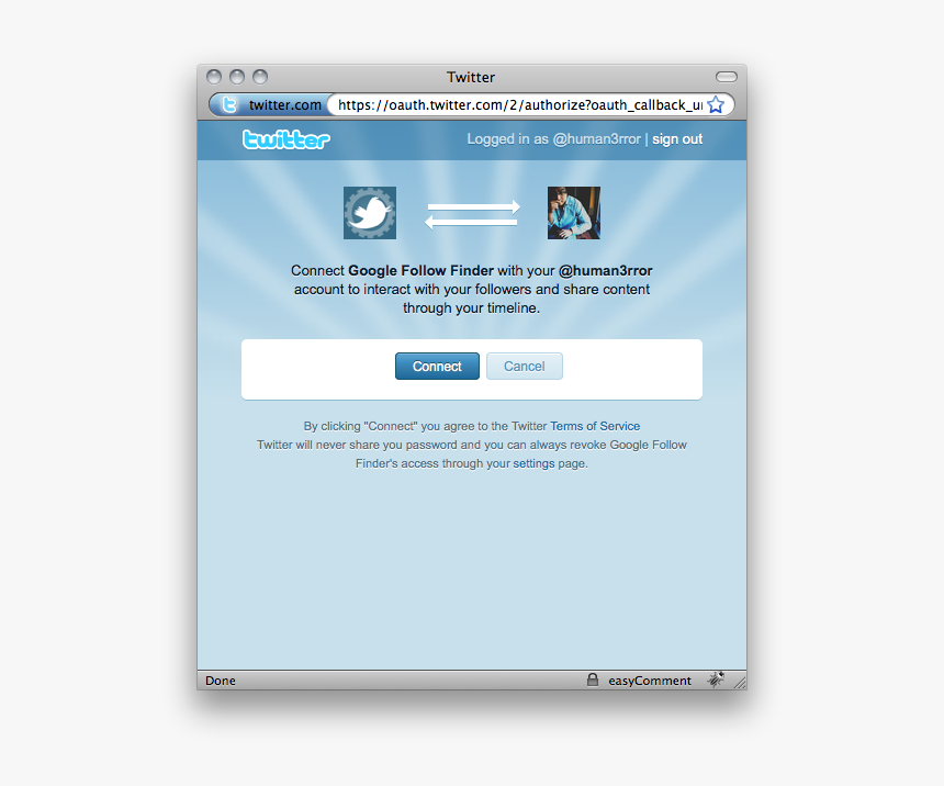 Connect With Twitter, HD Png Download , Transparent Png Image - PNGitem