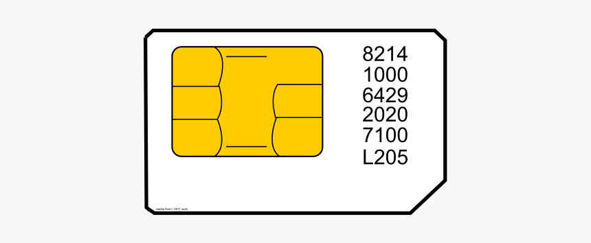 Sim Card - Illustration, HD Png Download , Transparent Png Image - PNGitem