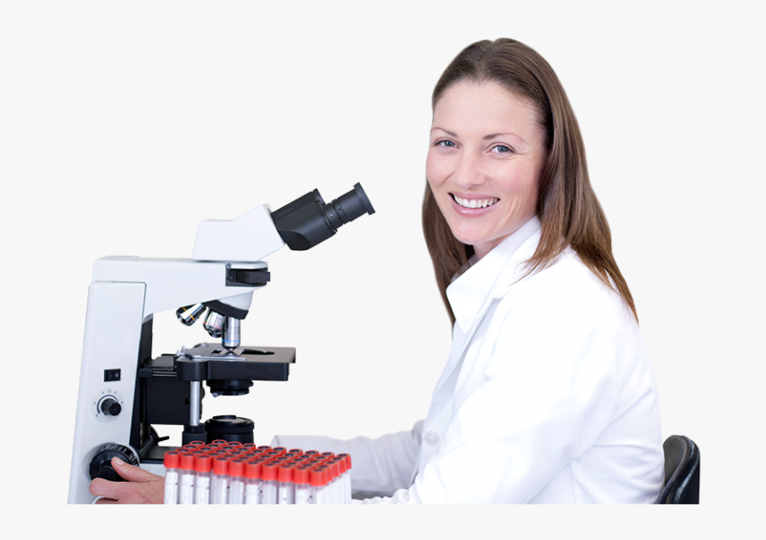 Female Scientist Transparent Background - Medical Scientist Transparent ...
