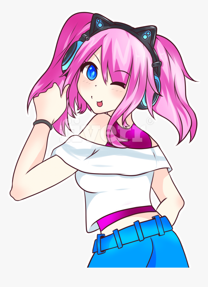 Transparent Anime Girls Png - Cartoon, Png Download , Transparent Png ...