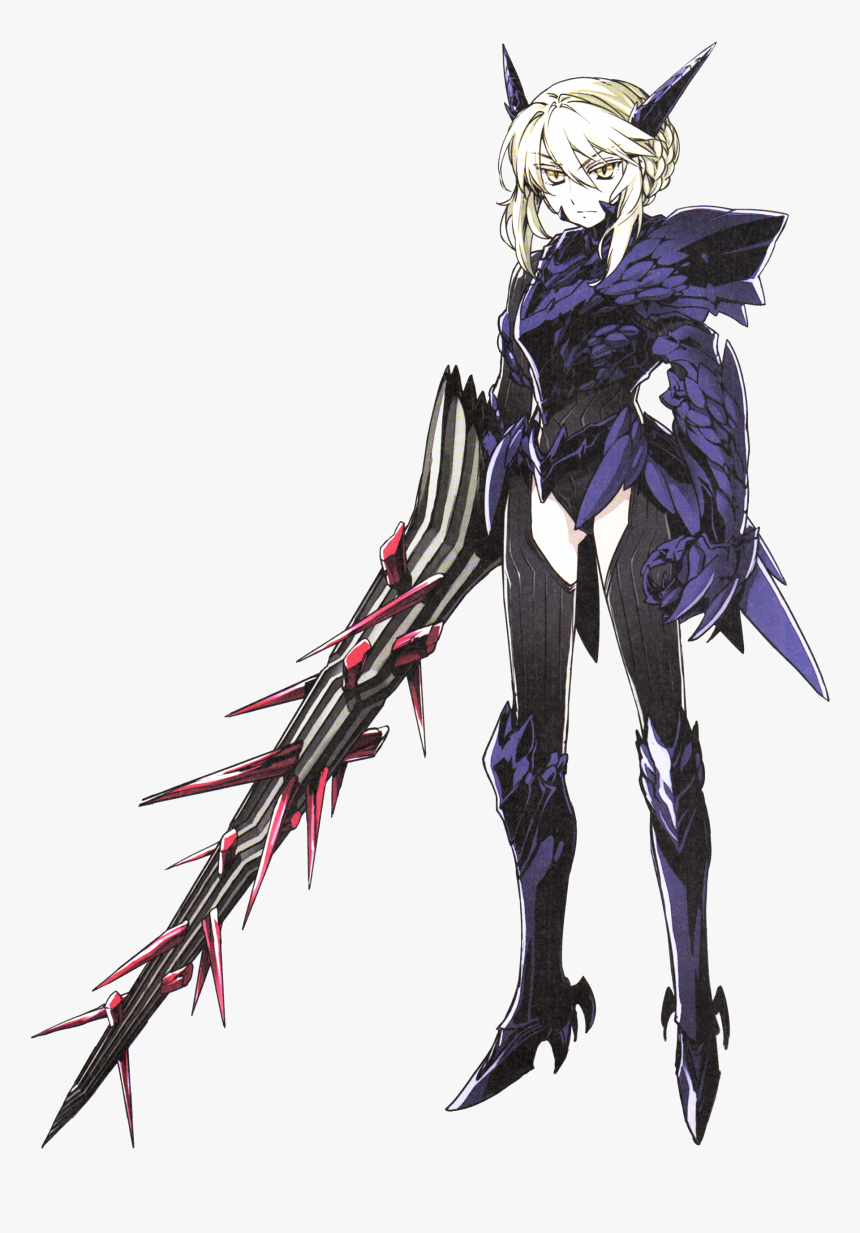 Lancer Alter Artoria - Fate Artoria Lancer Alter, HD Png Download ...