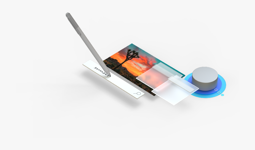 An Abstract Composition Of Input Ui, With A Surface - Cinema 4d Fluent ...