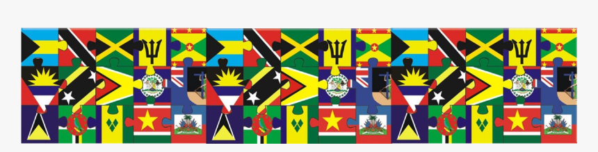 Caribbean Flags Border