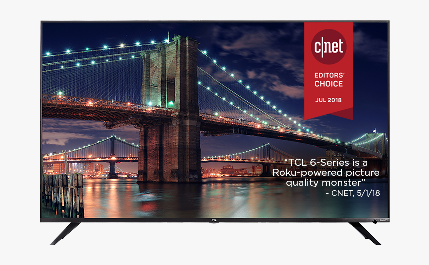 Tcl R617 Smart Led Roku Smart Tv Facing Forward And - Tcl 6 Series 43 ...
