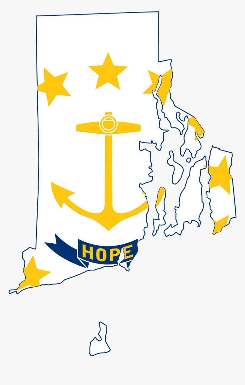 Printable Rhode Island Flag, HD Png Download , Transparent Png Image ...