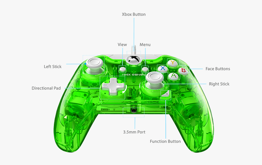 Pdp Blue Xbox Controller, HD Png Download , Transparent Png Image - PNGitem