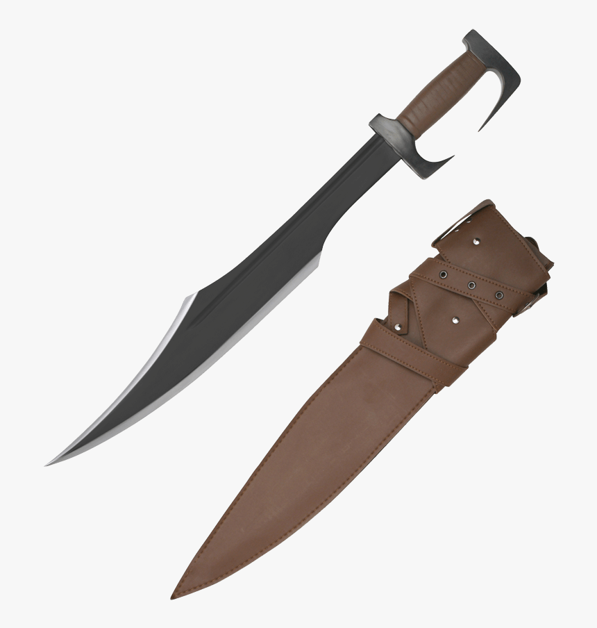 Black Spartan Warrior Sword - Kopis, HD Png Download , Transparent Png ...
