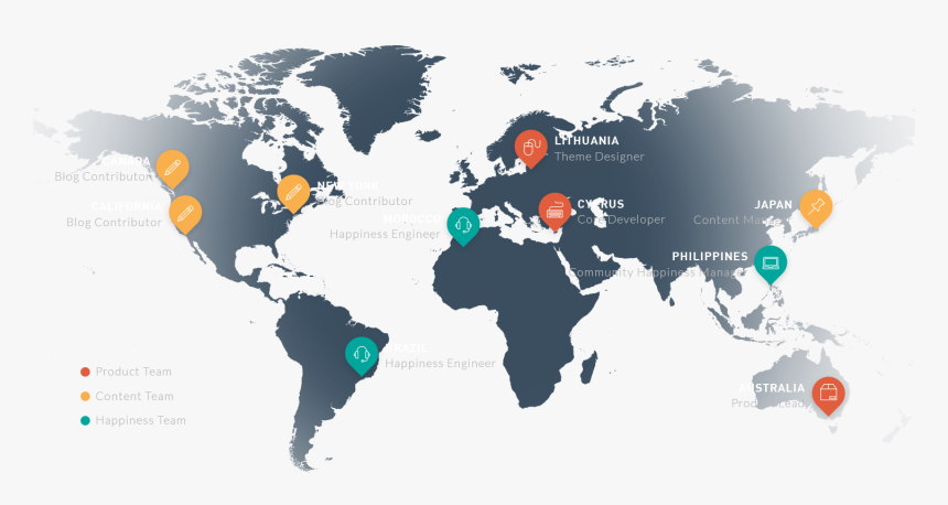 Flat World Map Transparent, HD Png Download , Transparent Png Image ...