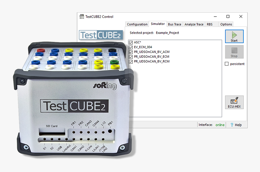 Configurable Simulation Of Ecu Diagnostics - Ecu Simulator, HD Png ...