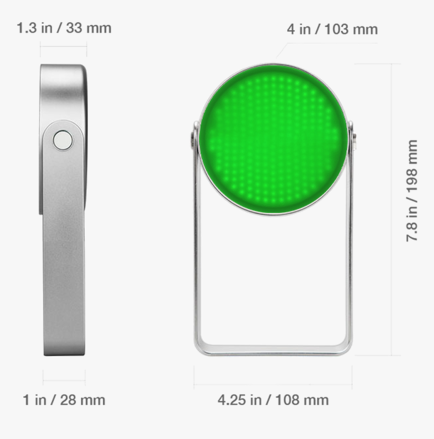 Illuminate Green Light Led Disk - Circle, HD Png Download , Transparent ...
