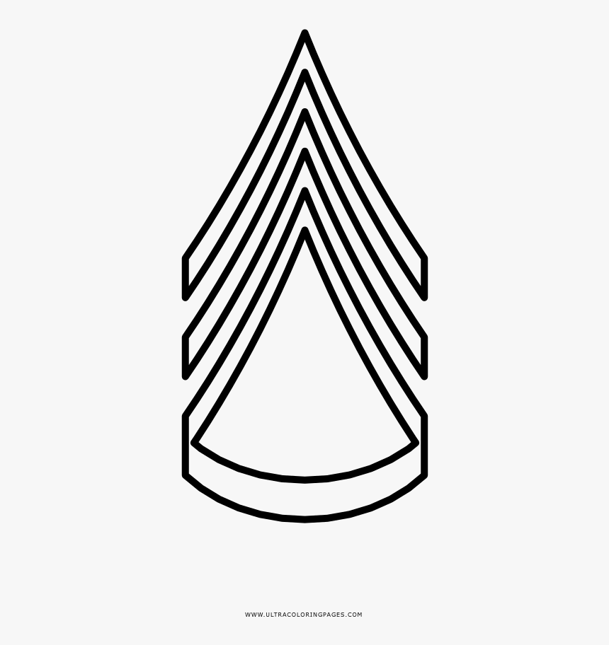 Staff Sergeant Coloring Page - Line Art, HD Png Download , Transparent ...