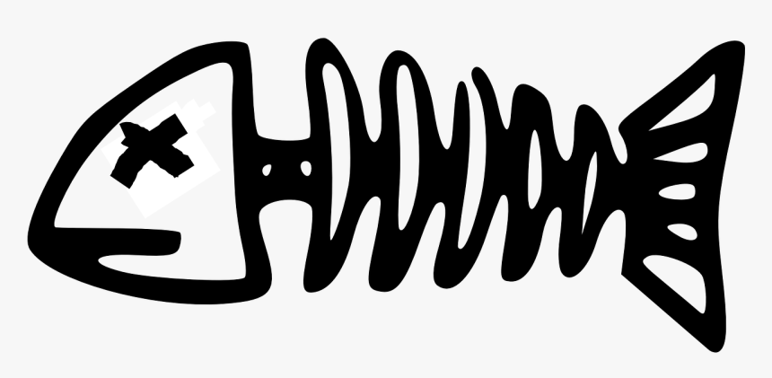 Fish Bone Cartoon Png, Transparent Png , Transparent Png Image - PNGitem