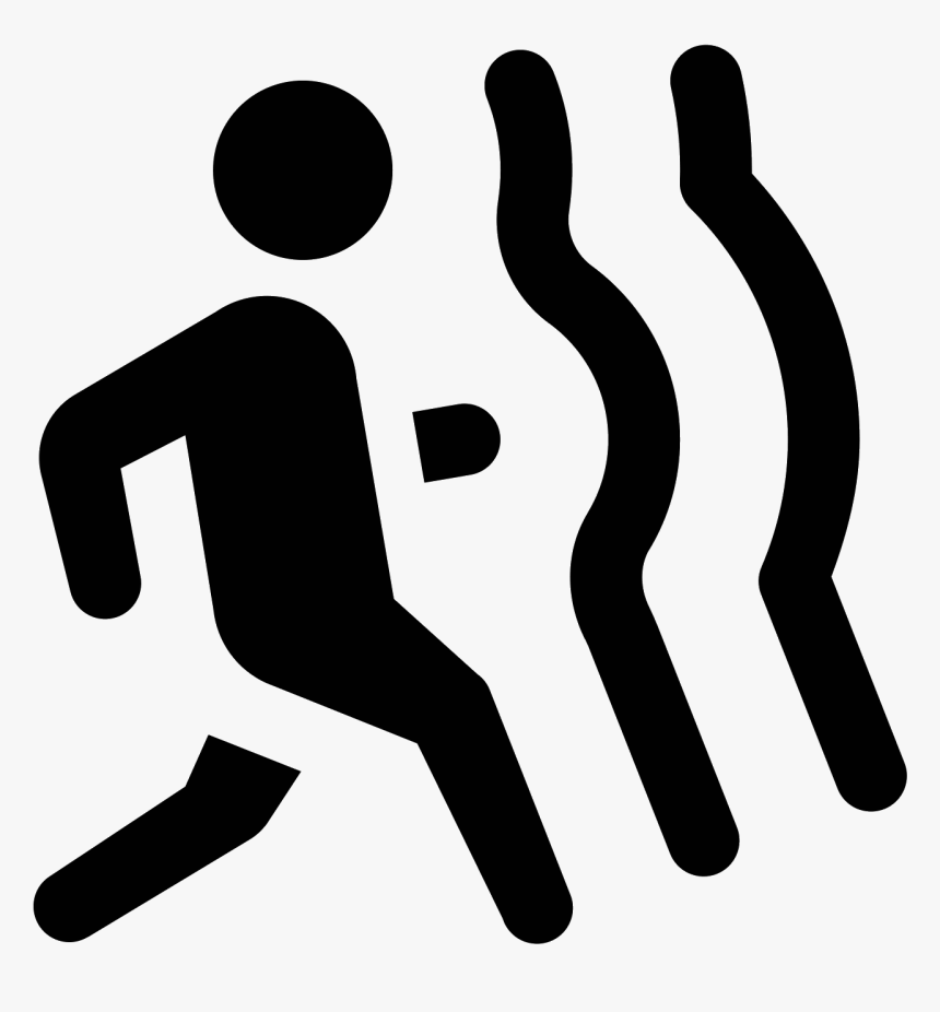 Deceleration Of Runner Icon, HD Png Download , Transparent Png Image ...