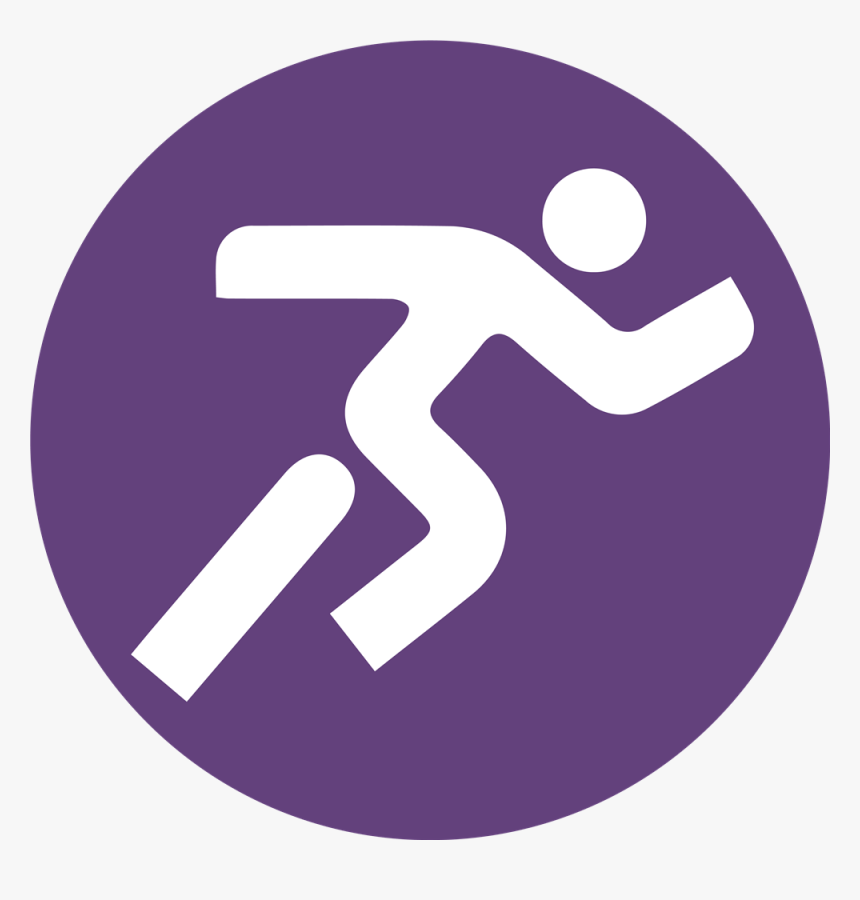 Athletics Icon Button - Circle, HD Png Download , Transparent Png Image ...