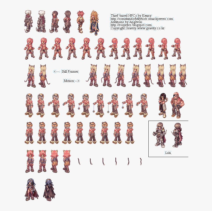 Posted Image - Ragnarok Sprites, HD Png Download , Transparent Png ...