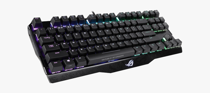 Rog Claymore Core, Rgb Led, Cherry Mx Red Switches, - Asus Rog Claymore ...