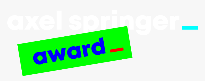 Axel Springer Award - Graphic Design, HD Png Download , Transparent Png ...