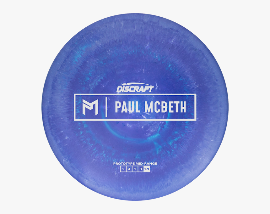Mcbeth 5x World Champion Discraft Prototype Midrange - Circle, HD Png ...