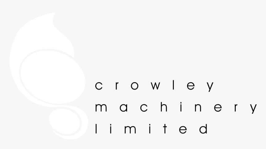Crowley Machinery Logo Black And White - Calligraphy, HD Png Download ...