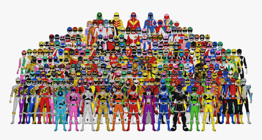 No Caption Provided - All Power Rangers Super Sentai, HD Png Download ...