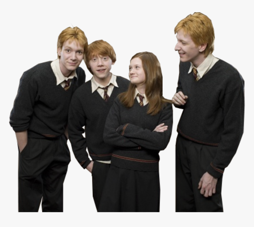 The Weasely Siblings Png Image - Harry Potter Movie Weasleys ...