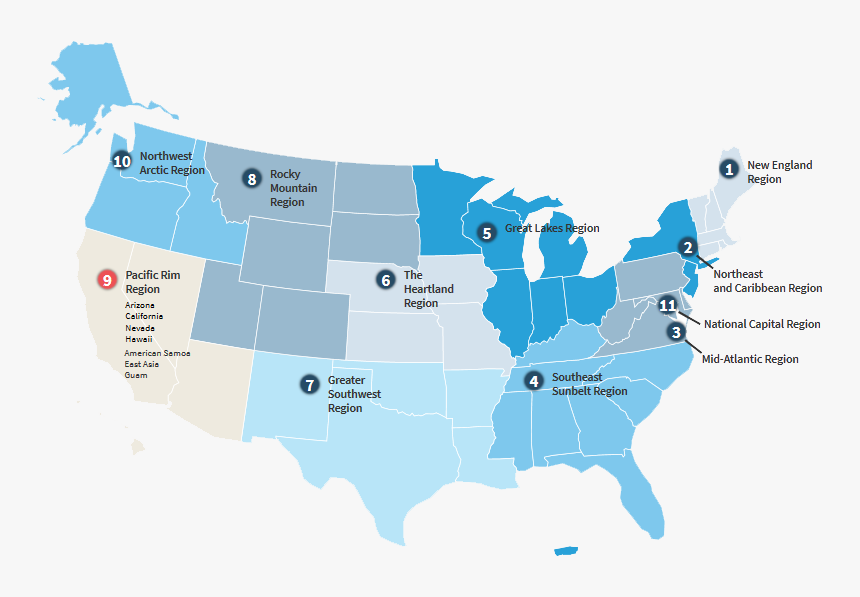 Gsa Region 6, HD Png Download , Transparent Png Image - PNGitem